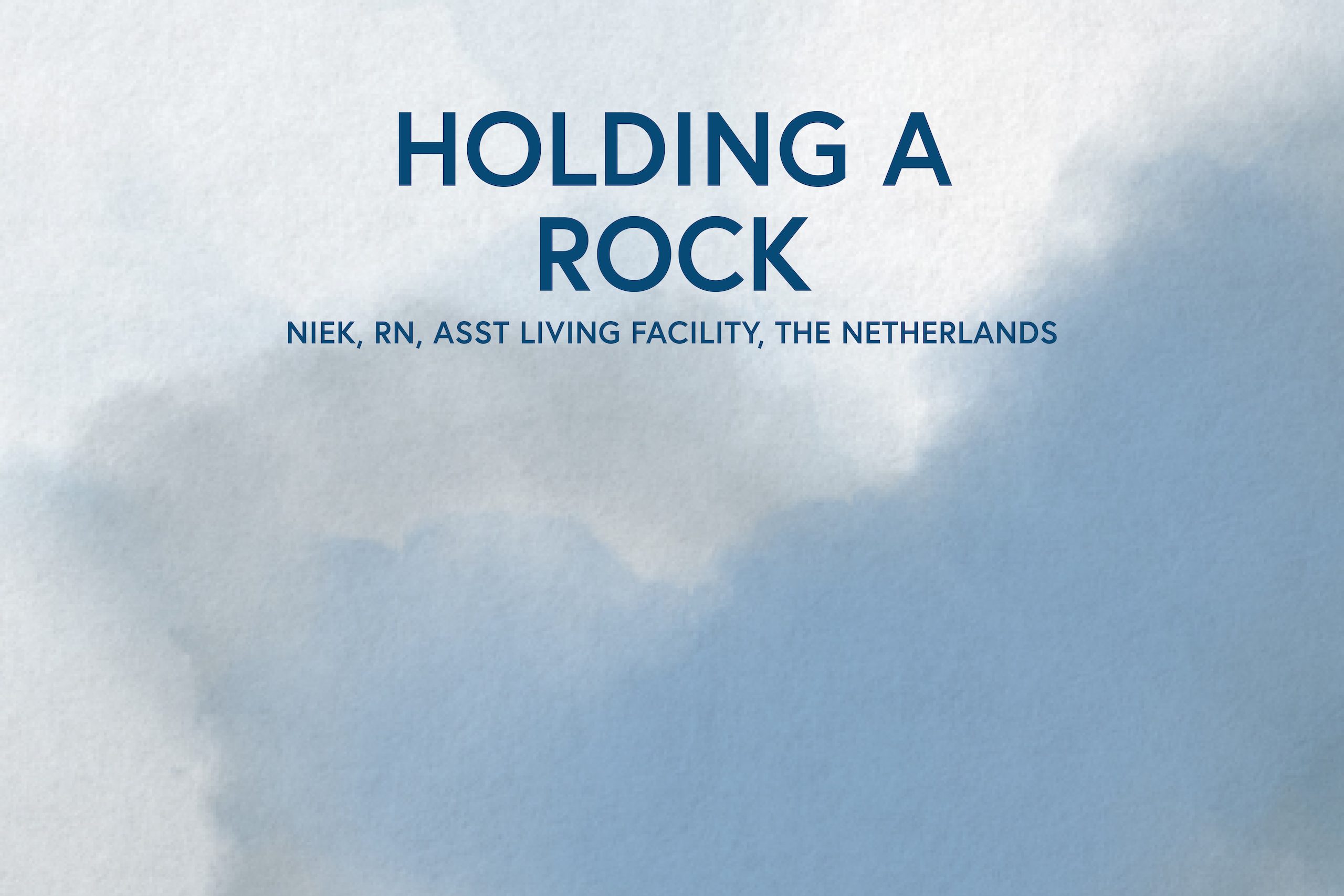 Holding a Rock - Niek's Story - The Quell Foundation